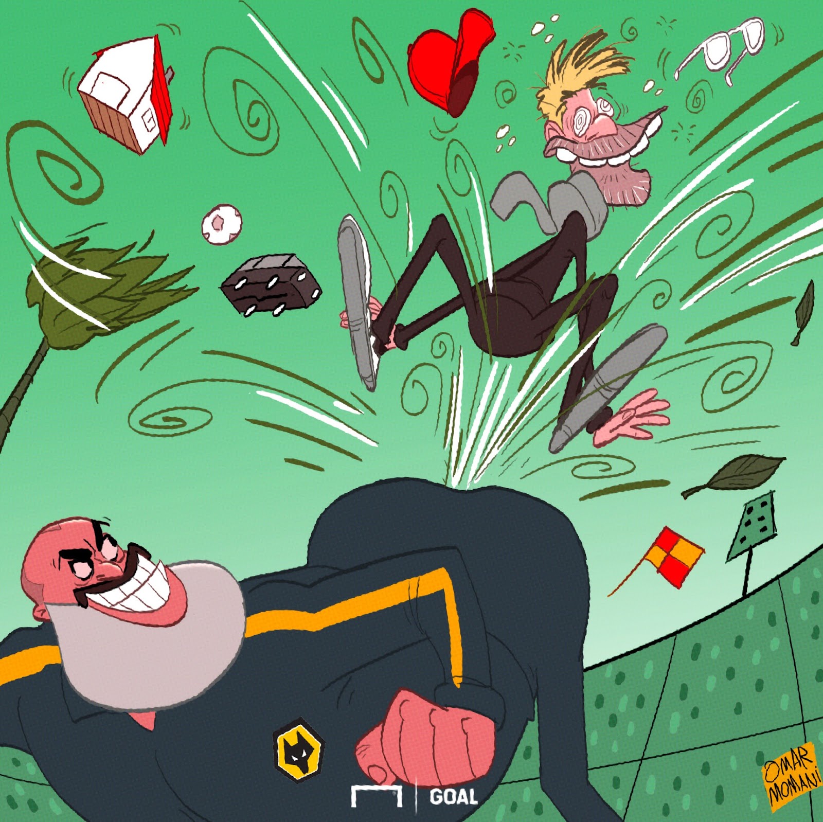 Omar Momani cartoons: Nuno's fart