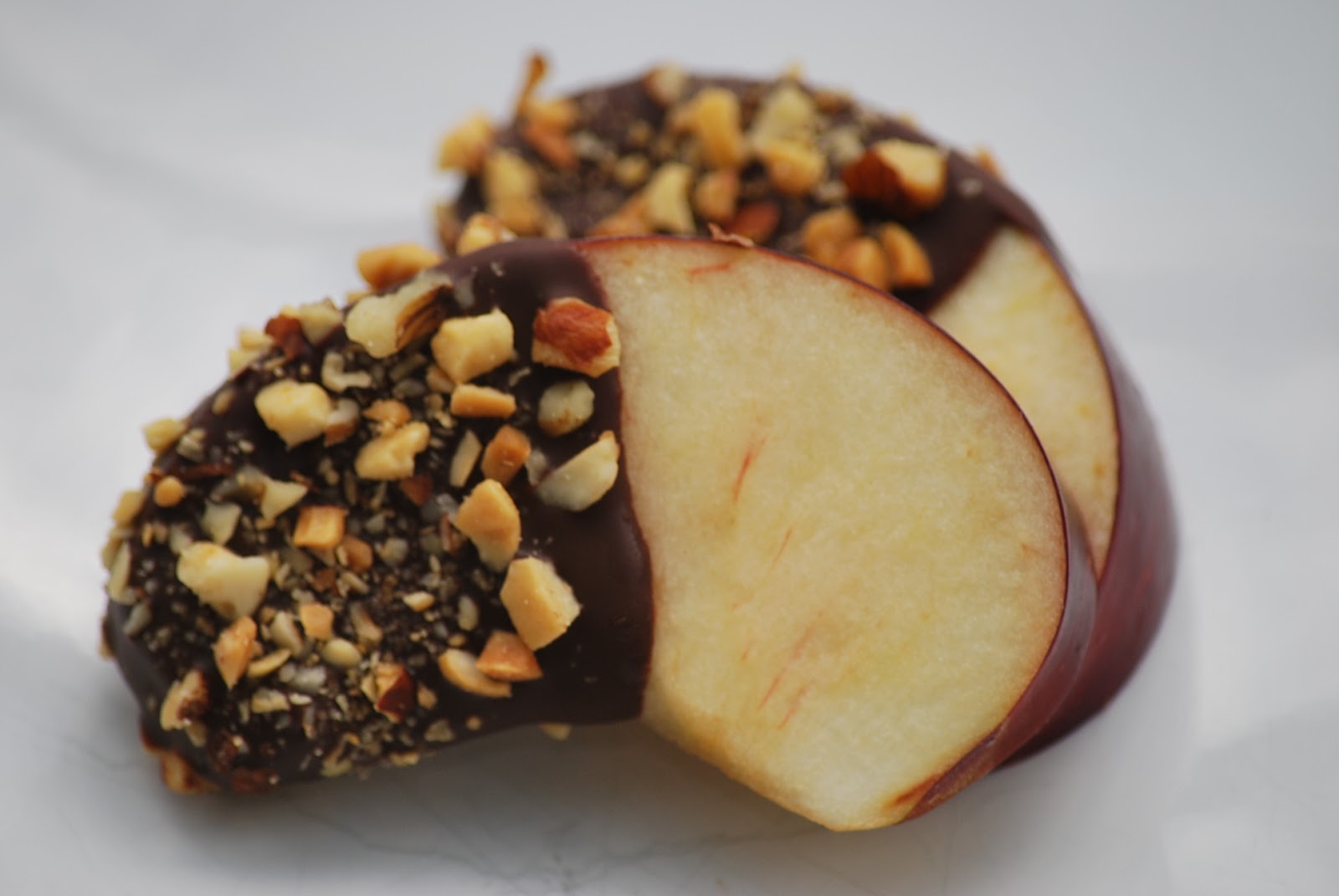 My story in recipes: Chocolate Dipped Apple Slices