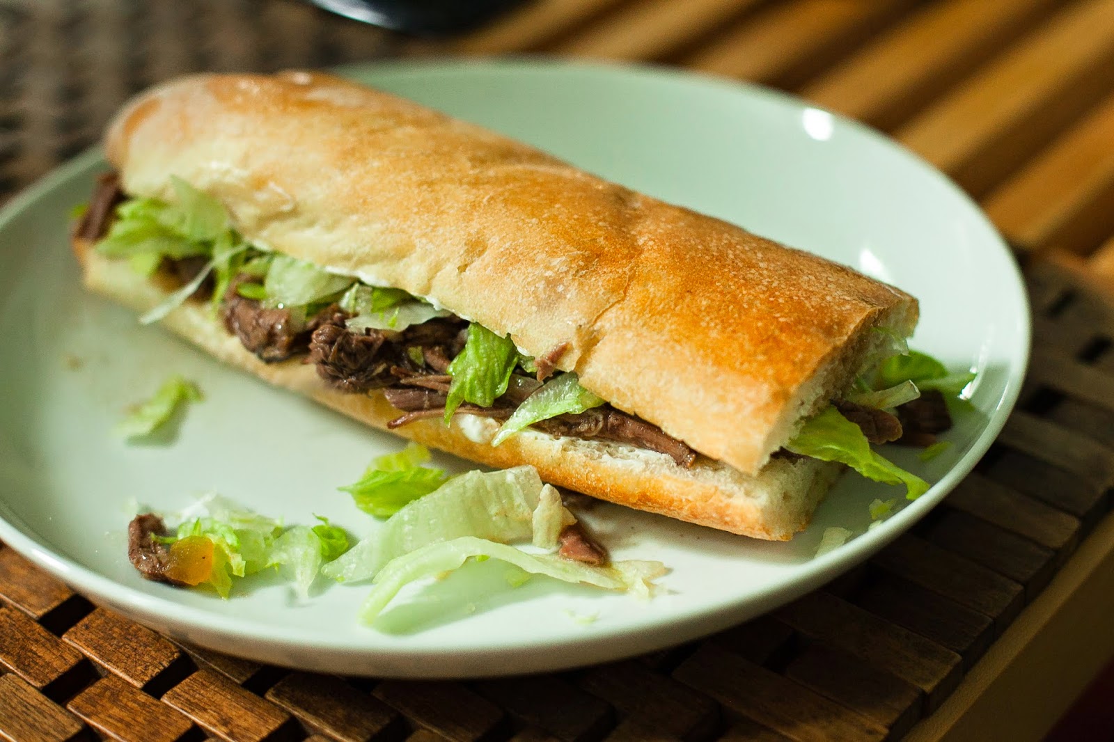 Food Twenty Four Seven: New Orleans Roast Beef Po’Boy