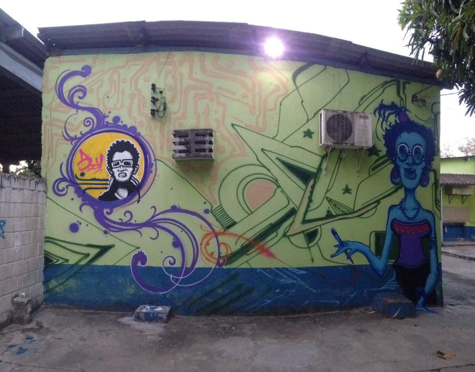 Denissena Fóssil - Operario cultural : Arte graffiti nas escolas