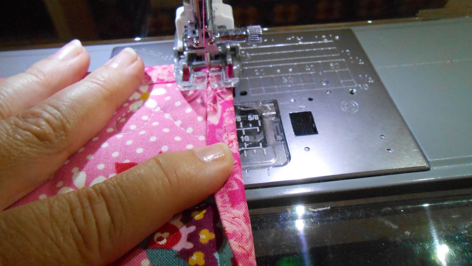 Because I say sew ;) : Machine Binding made simple....Part 2 (the front)
