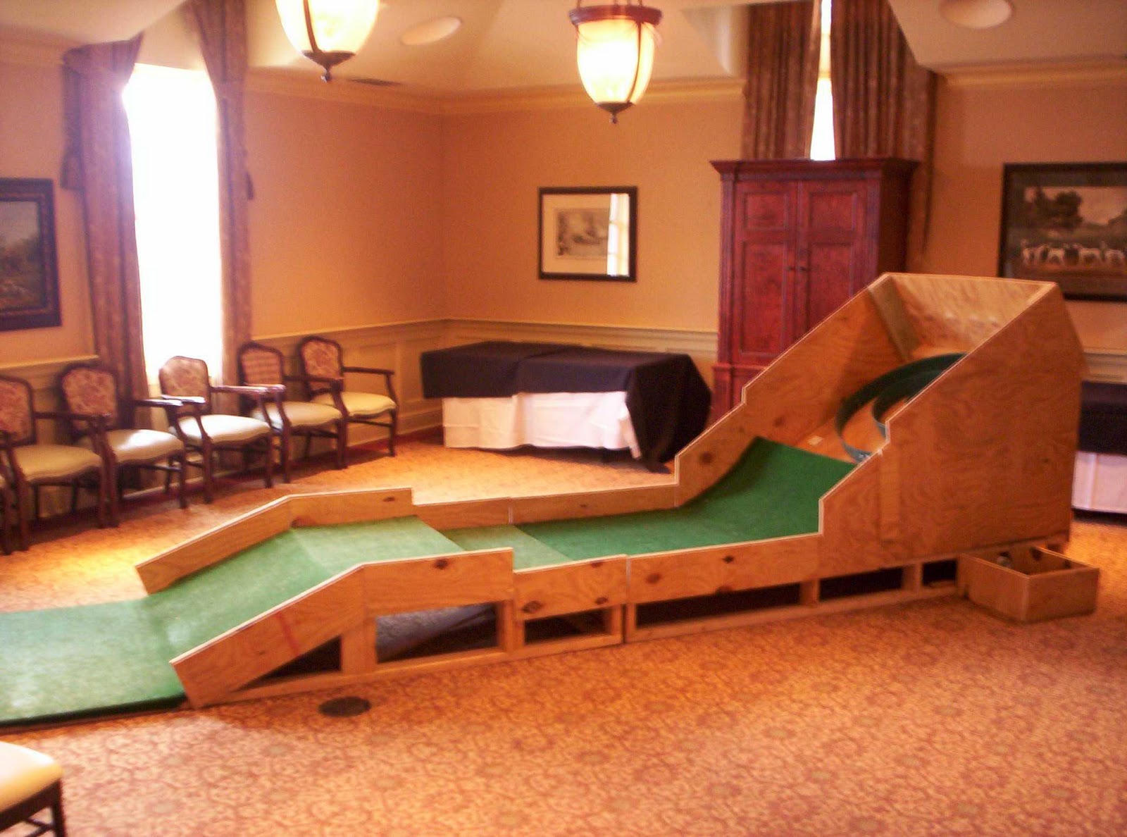 River Creek Club Golf Course Maintenance: Indoor putting course at ...