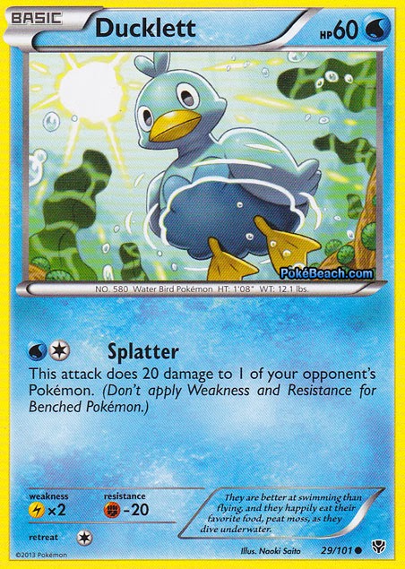 Ducklett -- Plasma Blast Pokemon Card Review | PrimetimePokemon's Blog