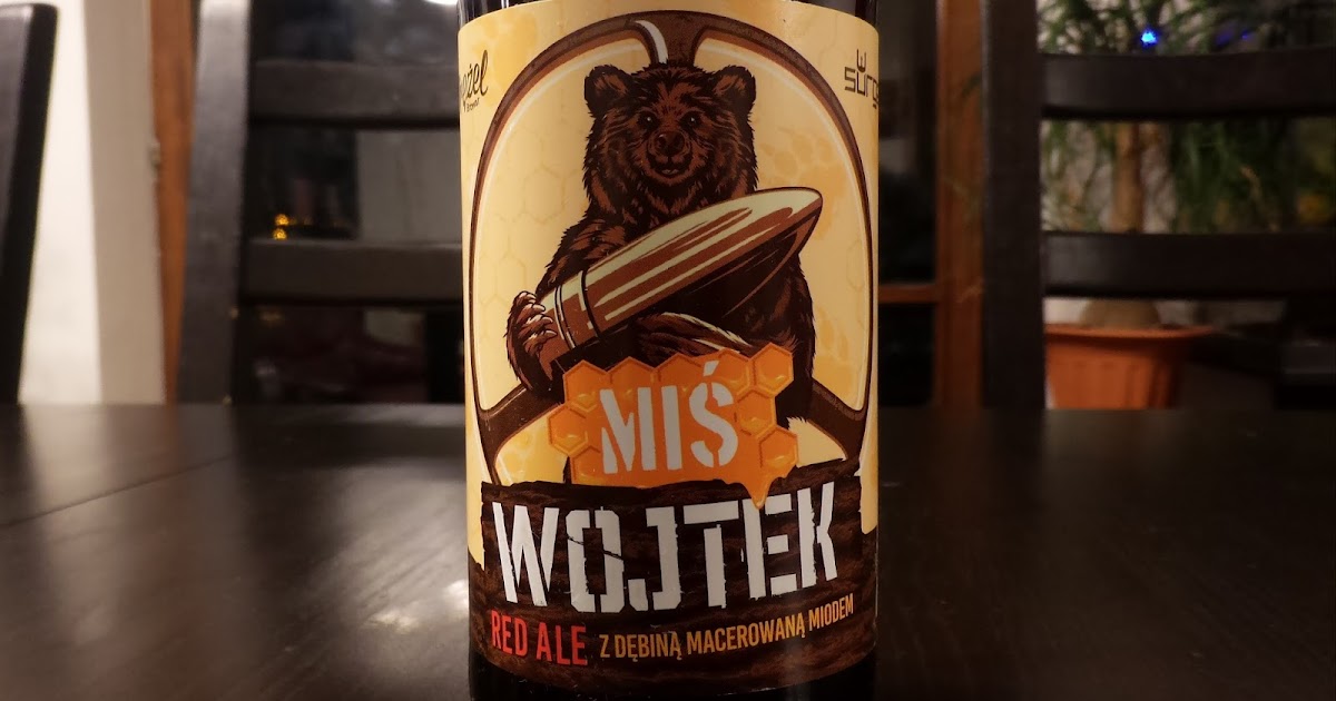 Beerlander: MIŚ WOJTEK (Wojtek the Bear) - Red Ale with honey-macerated oak