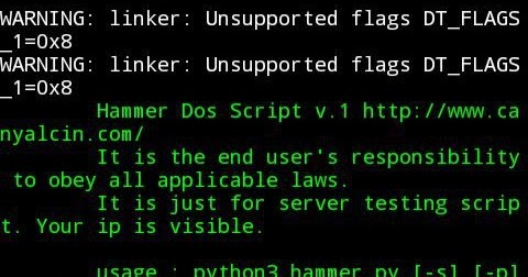 Termux Script hammer ddos