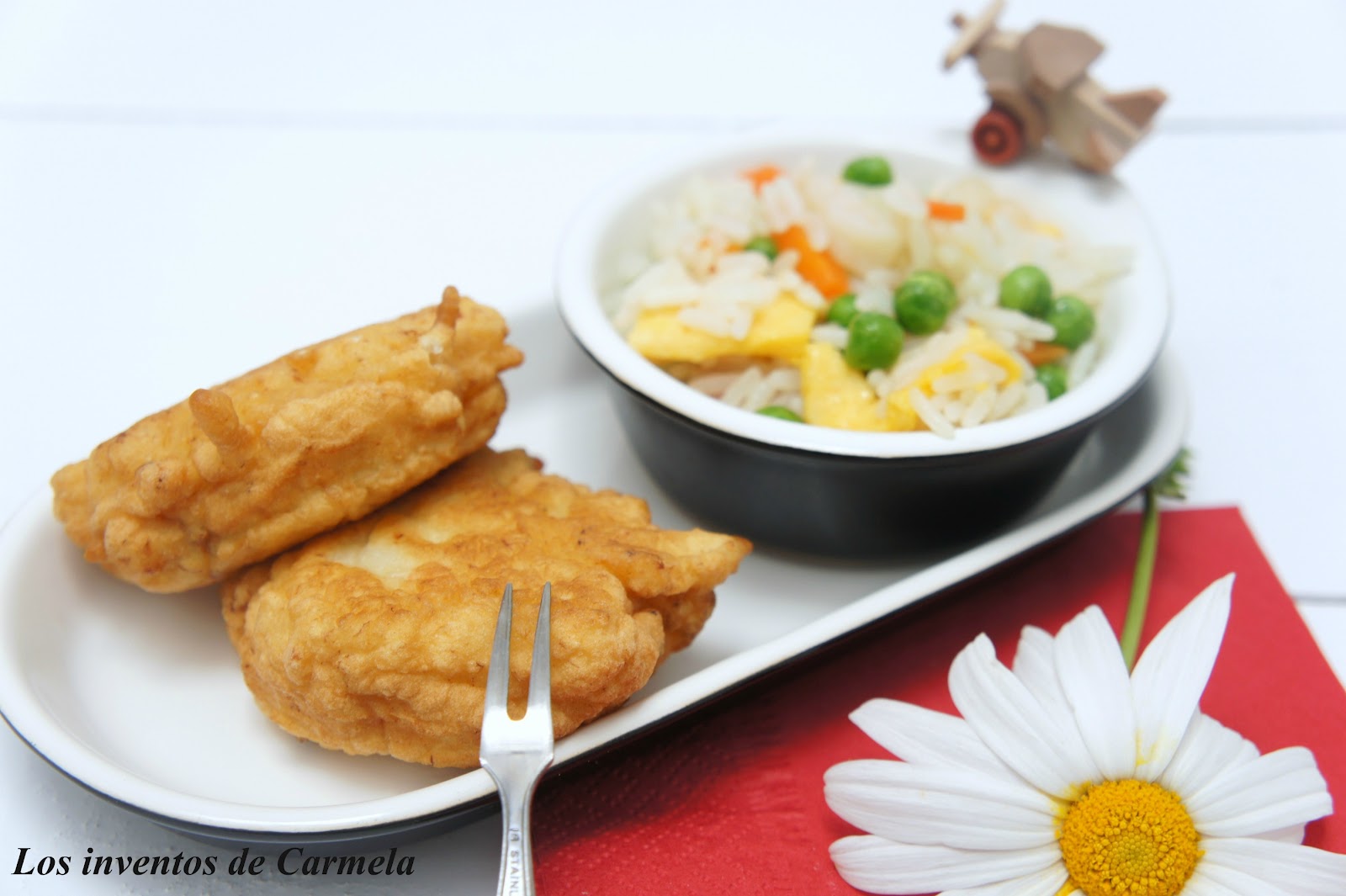 ZEPELINES DE BACALAO FRESCO Y SALMÓN - LOS INVENTOS DE CARMELA