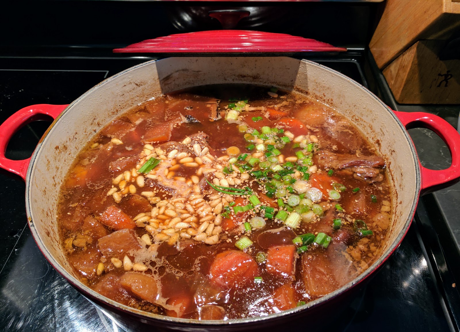 Braised Beef Short Rib Stew "Kalbi Jim"