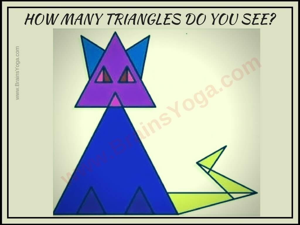 Count The Triangles Puzzle Can You Spot Them All Count The Triangles Puzzle Can You Spot Them All