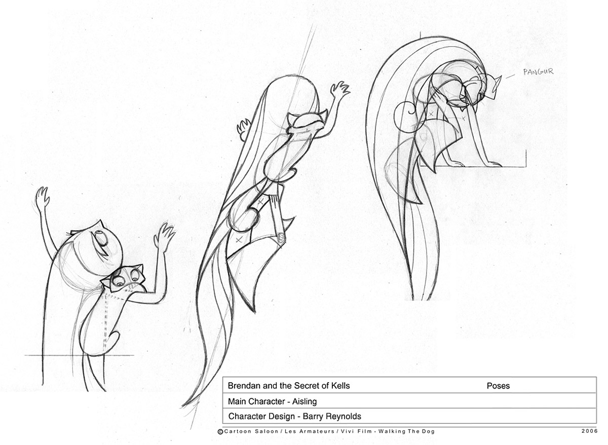 Living Lines Library: The Secret of Kells (2009) - Main Character: Aisling