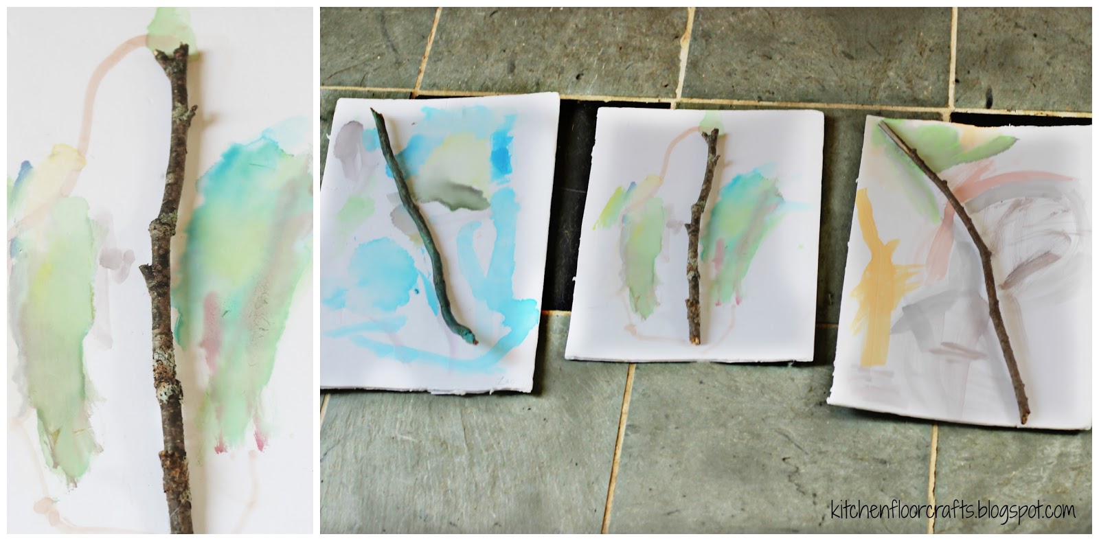 Kitchen Floor Crafts: Forest Week (A Simple Summer Theme)