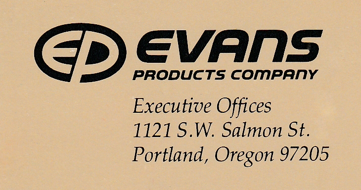 Evans Products Evanite Fiber Corporation Historical Overview