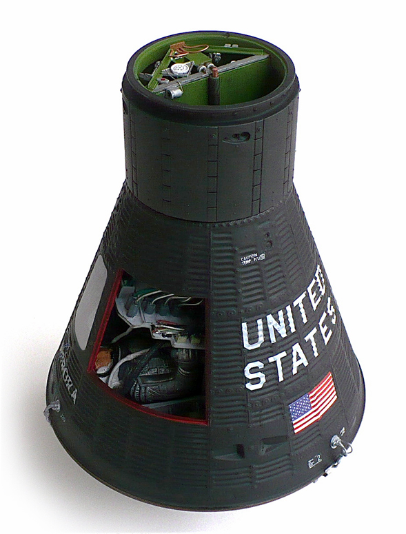 Mercury Capsule Friendship 7 Desktop Model Spacecraft