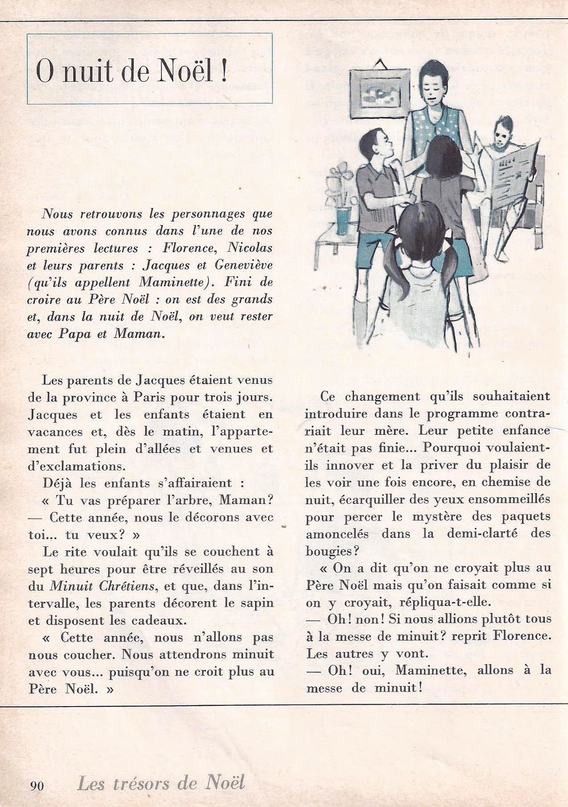 école : références: Lecture CM1 : Les trésors de Noël (4 textes)