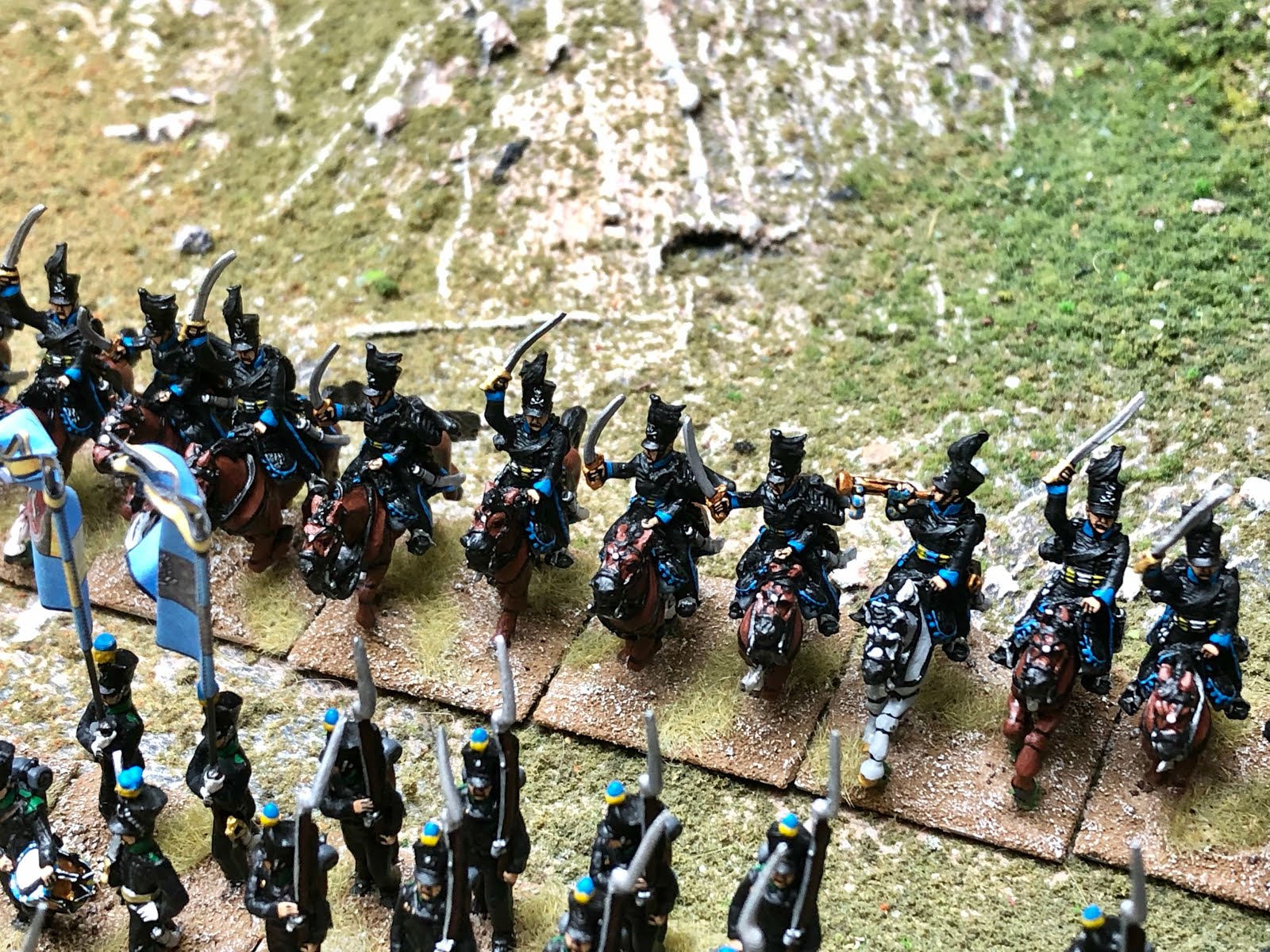 wargaming in 28 mm and sometimes smaller: The Black Brunswickers in a ...
