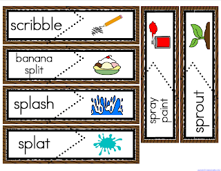 Teachers R US: Groundhog’s Triple Consonant Blend Puzzle Match