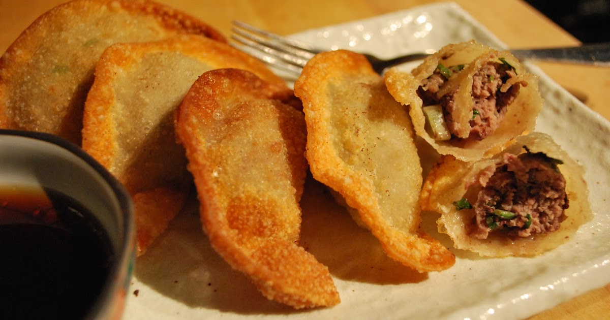 Kūlia cooks!: Beef Gau Gee. Hawaiian Style fried meat dumplings