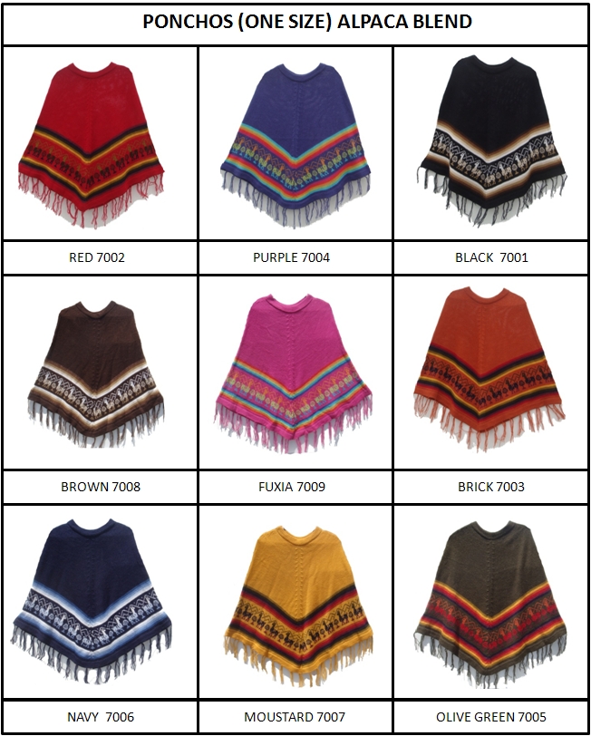 The Little Alpaca's House: PONCHOS