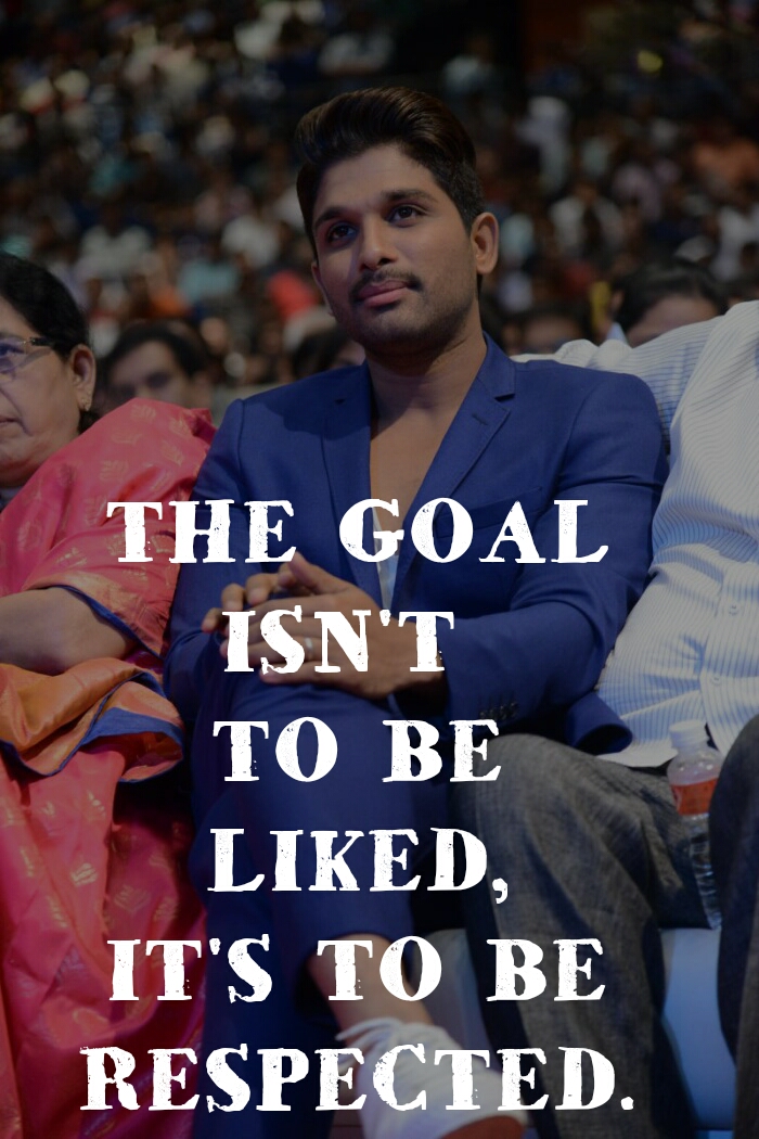 allu arjun motivational quotes collection or images or pics or wallpapers.