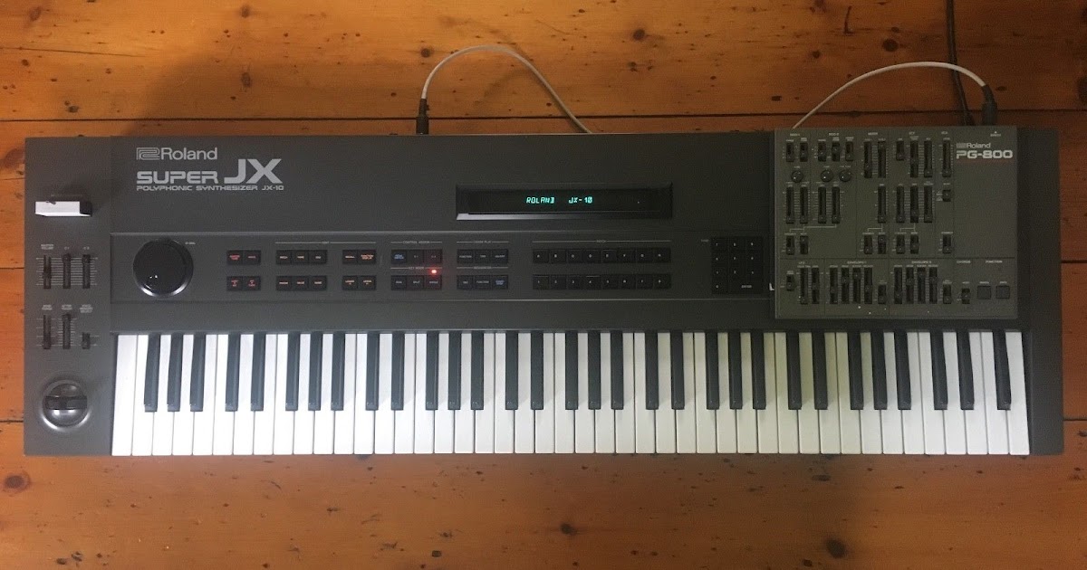 MATRIXSYNTH: Roland JX-10 Super JX Polyphonic Analog Synth w/ PG-800