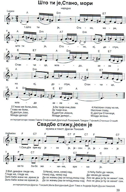 NOTE | DOMACE I STRANE: ŠTA TI JE STANO MORI / SVADBE STIŽU, JESEN JE ...