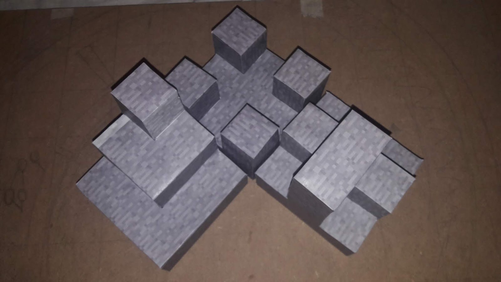 Mini At Least: Minecraft Papercraft Model 3