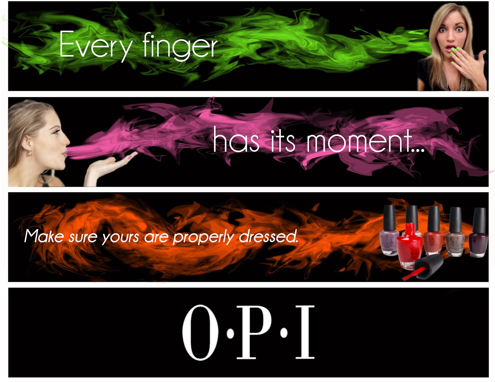Professional Portfolio: OPI Nail Polish Campaign