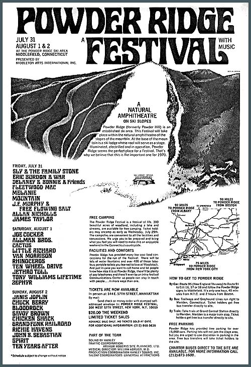 NotWeekend: Powder Ridge Rock Festival, 1970