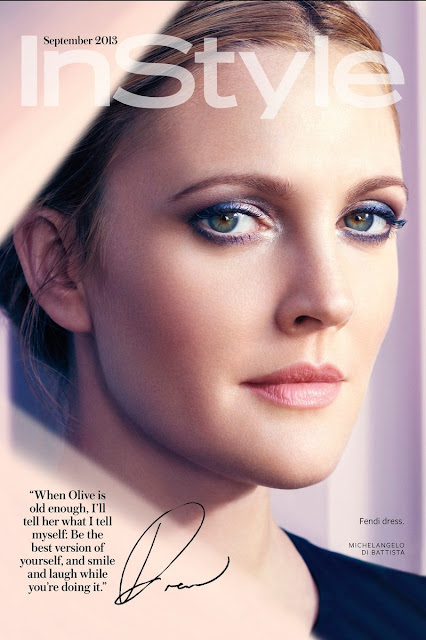 Drew Barrymore Covers InStyle US Magazine September 2013 - Magazine ...