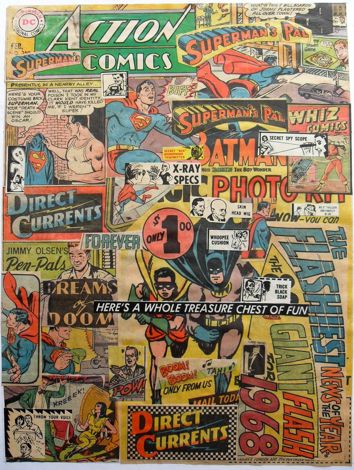 ART SKOOL DAMAGE : Christian Montone: Archive: "Superman" Collage ...