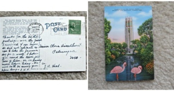 C-ING: A Vintage Postcard Becomes a Wristlet Purse