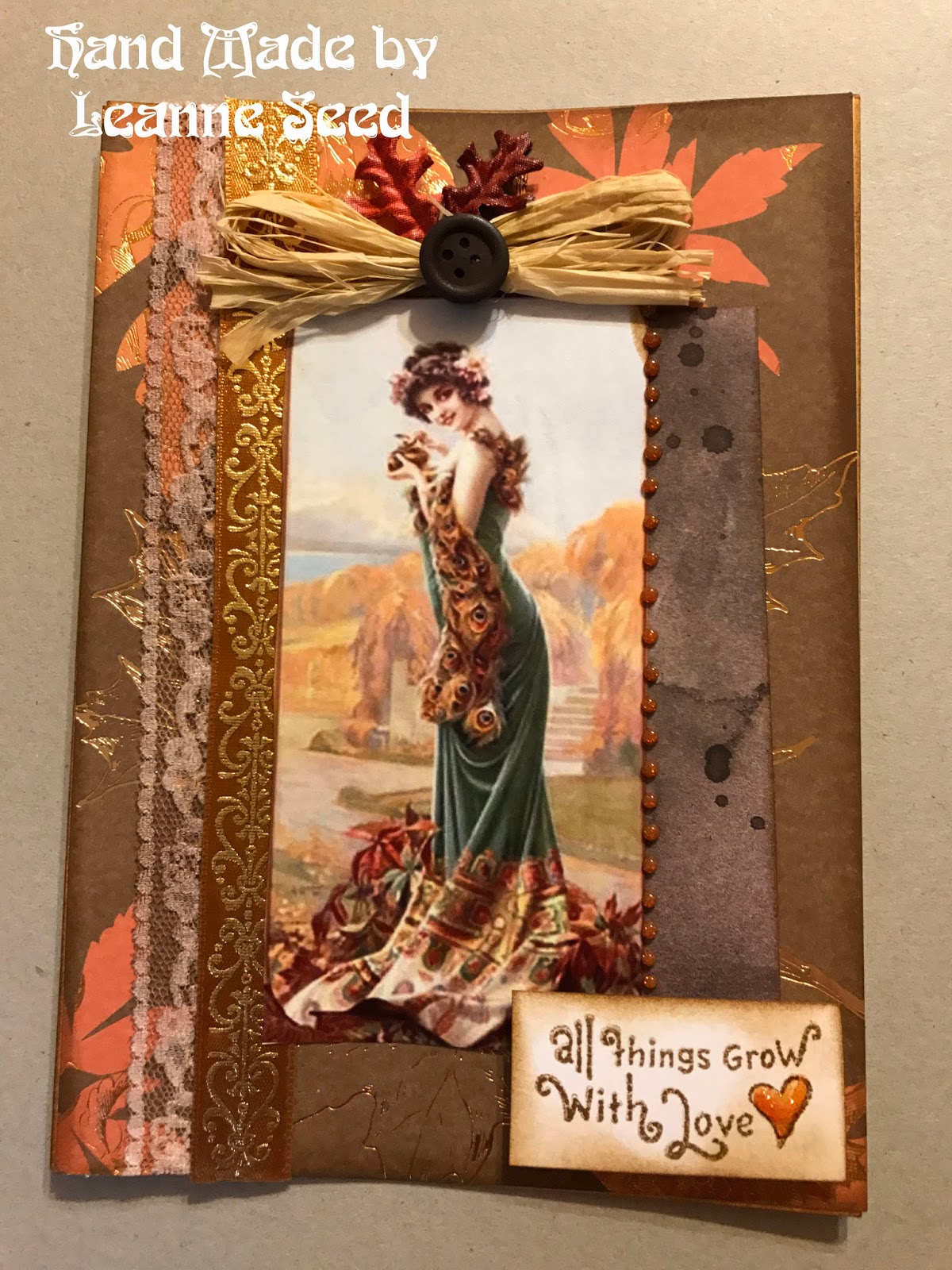 Gecko Galz: AUTUMN SPLENDOR DESIGNS BY.....Leanne Seed