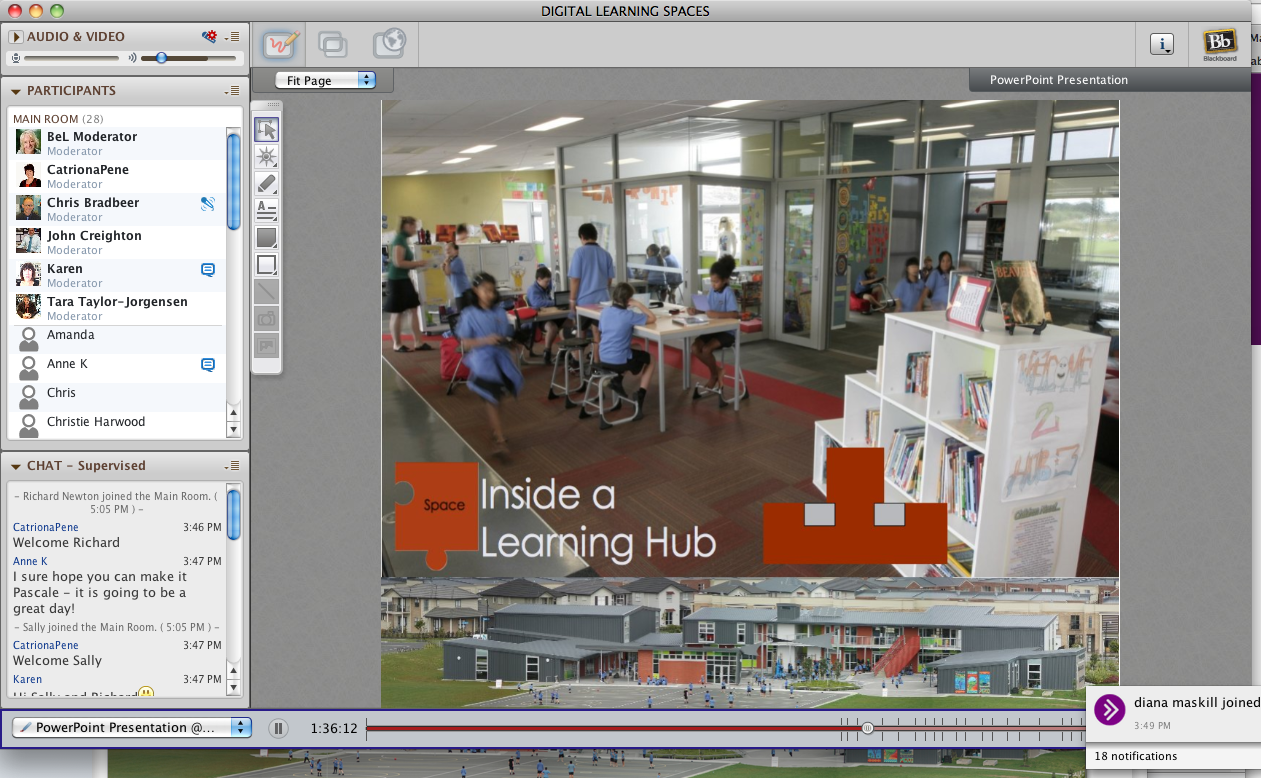 open learning spaces: Digital Learning Spaces Webinar