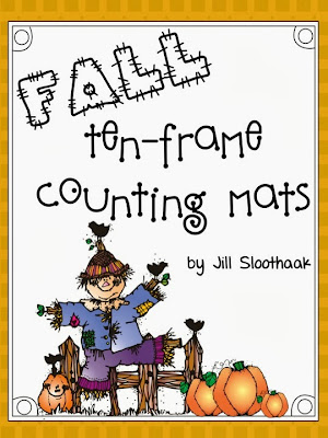 ABC's and Polka Dots: Fall ten-frame mats {FREEBIE}