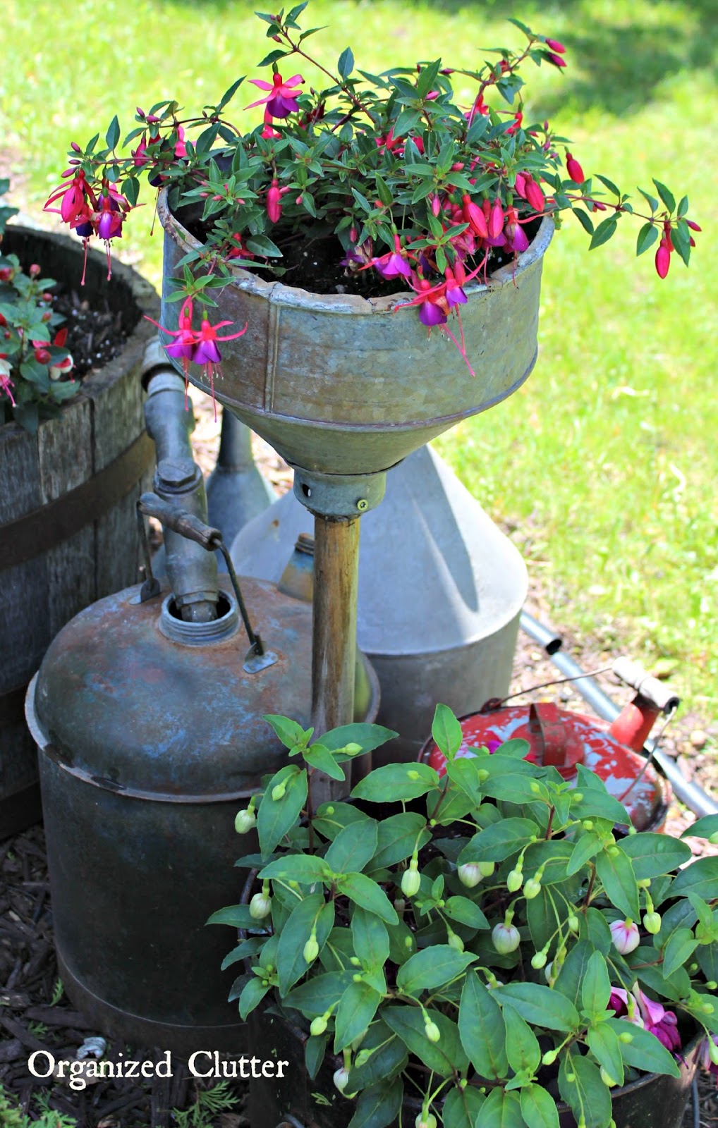 How To Add Vertical Interest to the Flower Garden - Organized Clutter