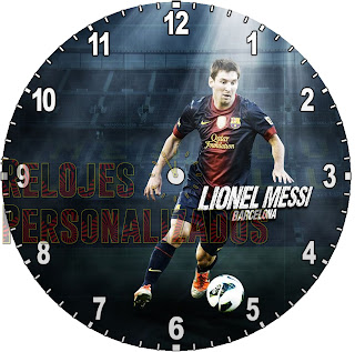 Relojes Murales Personalizados: Diseños de Lionel Messi