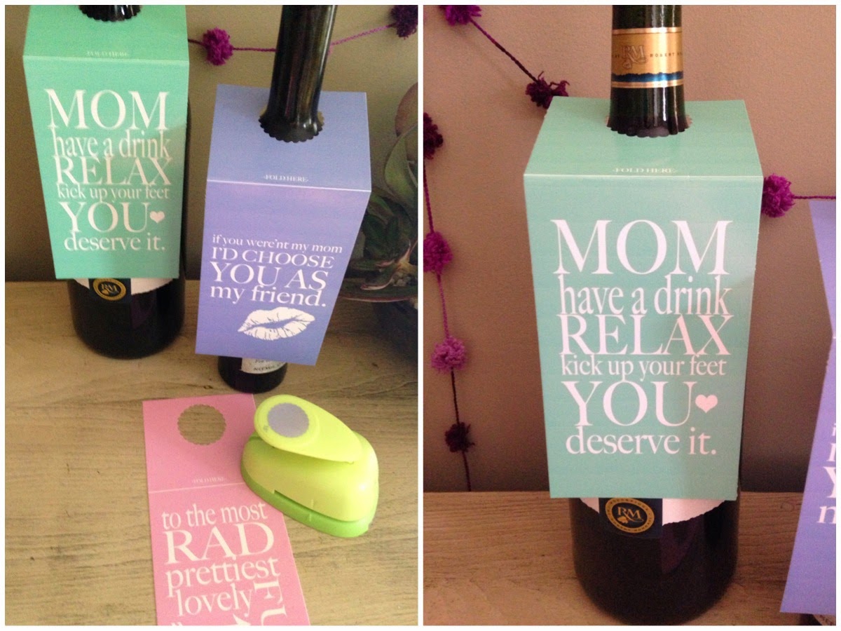 Ashley Thunder Events: Mothers Day Wine Bottle FREE Printable