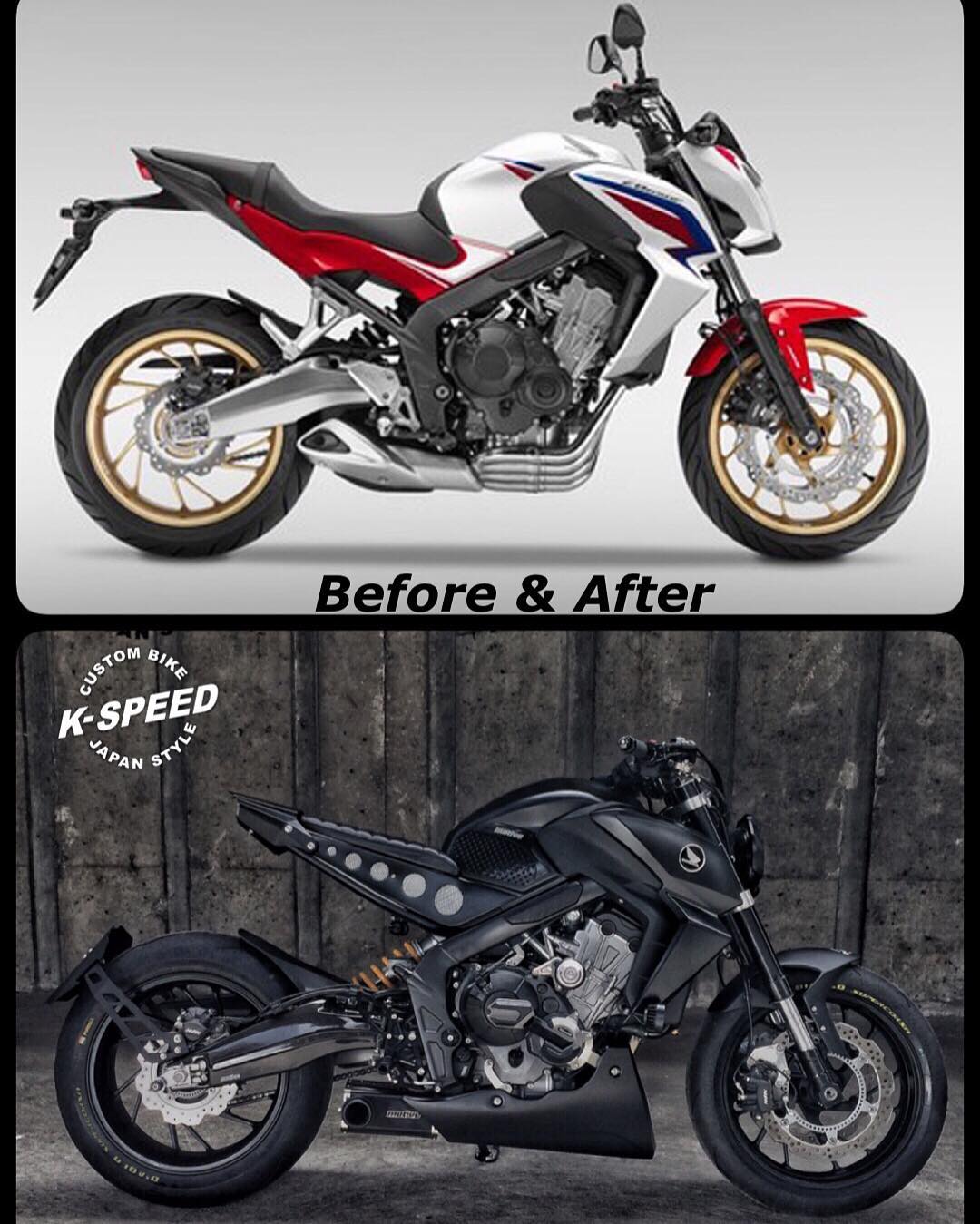 " Dark Demon" Cb650f / K - Speed