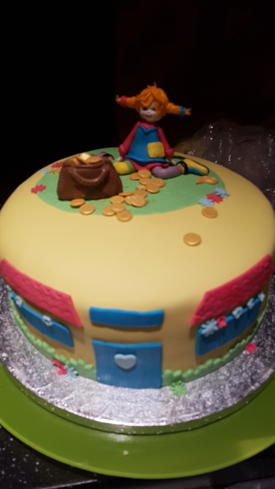 GogaBakar: Pippi Långstrump tårta / Pippi Longstocking cake
