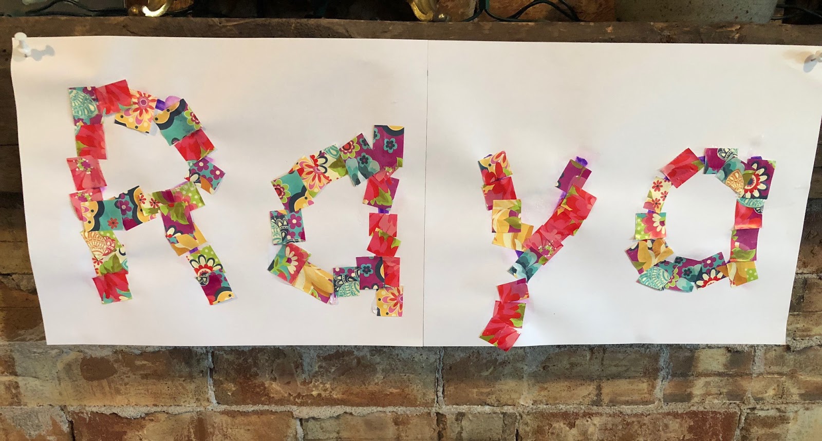 Purple Nest Kid Creations: A Name Collage Activity