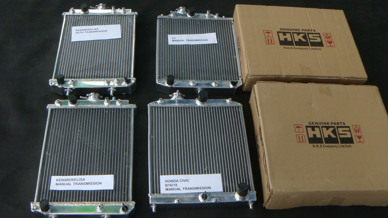 performance part: HKS kenari/kelisa manual/auto radiator