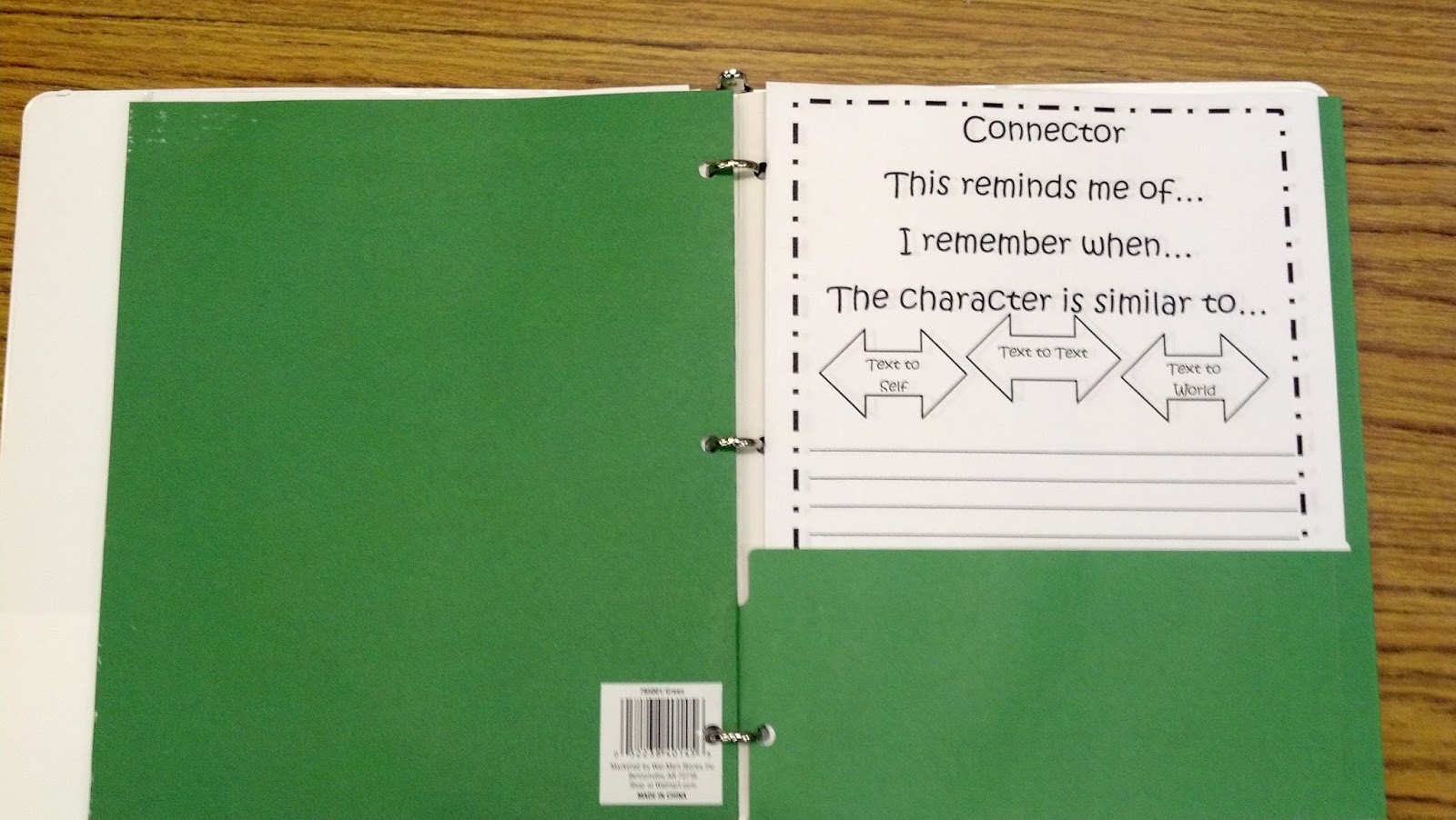 For the Love of Learning : Literature Circles