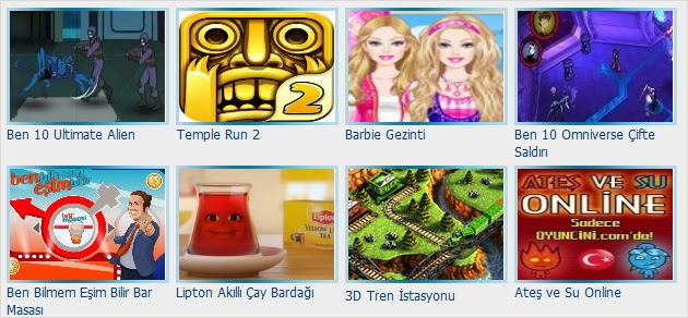 Oyun Oynamak İçin Hüp Oyunlar ~ Site Tanıtımı