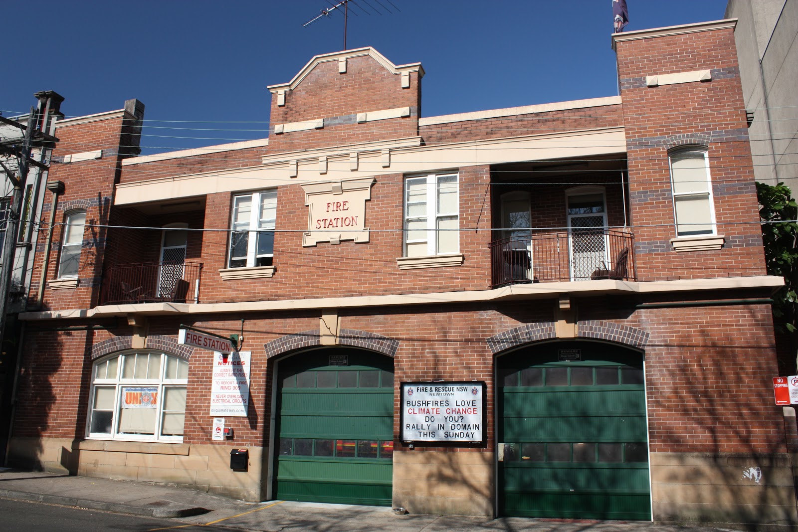 Sydney - City and Suburbs: Newtown, fire station