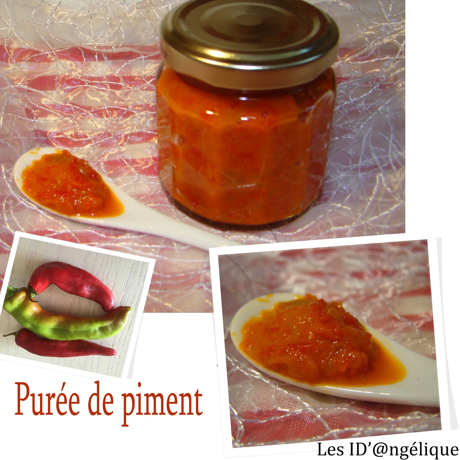 Les Idées d’Angélique : Purée de piment