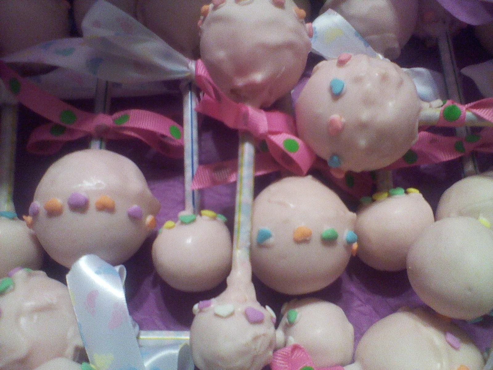 KAY BAKES: Baby Rattle Cake Pops!