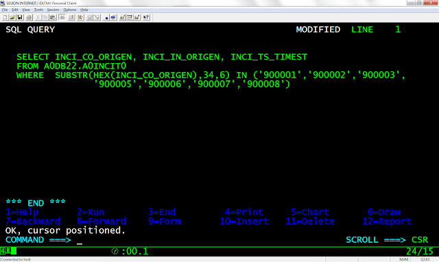 Universo Cobol: Ver campos Hexadecimales en QMF con FORM (1)