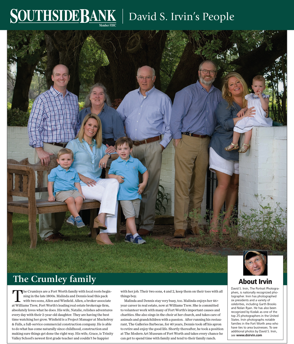 Fort Worth Business Press 2016: The Crumley Family!