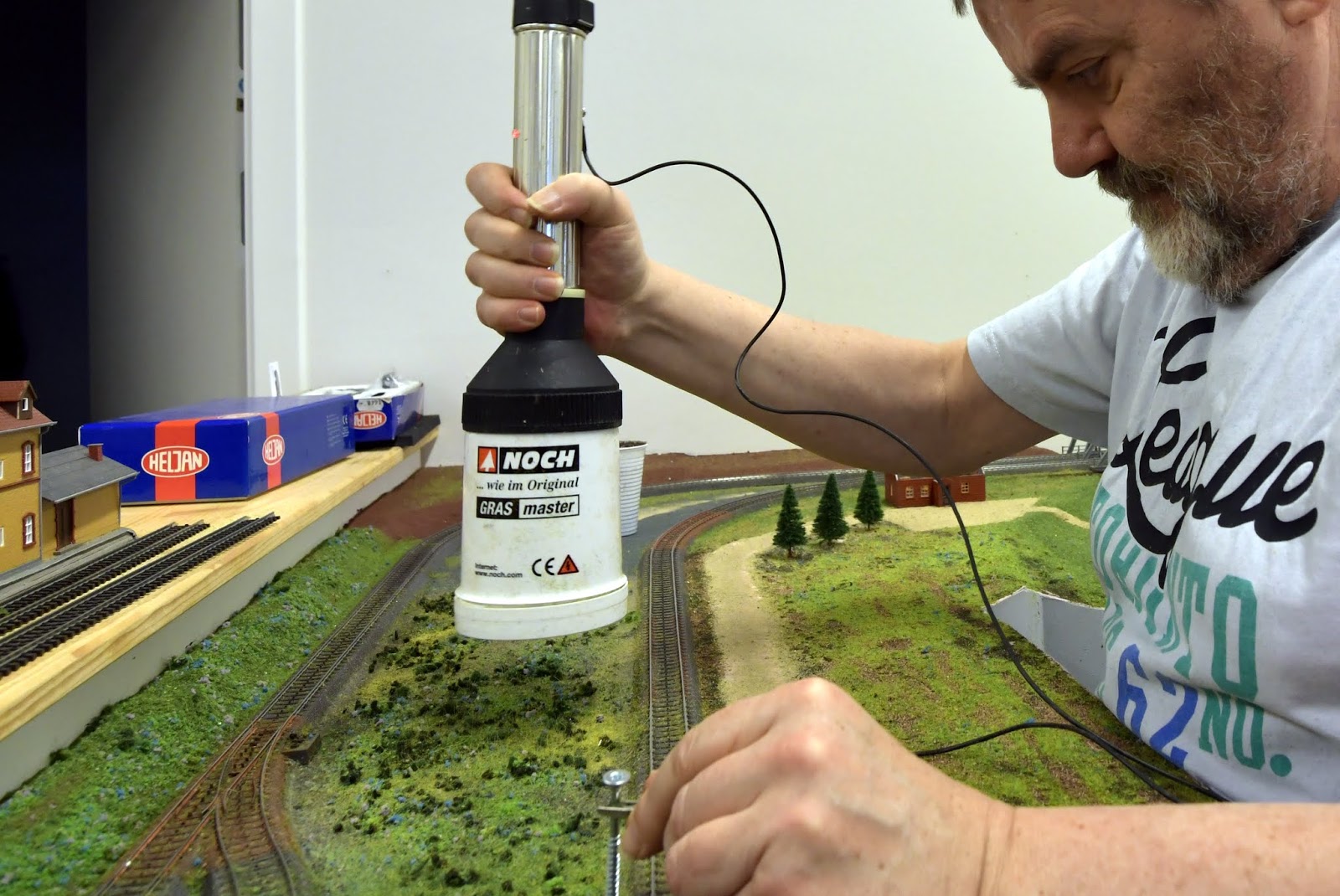 Sydvestjydsk - Modeljernbaneklub. Ølgod.: "Børneværelsesanlæg" - Tuer ...