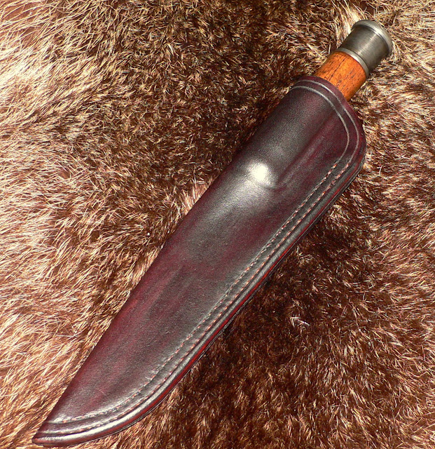Leather from the Past: Tim Ridge knife & Sheath