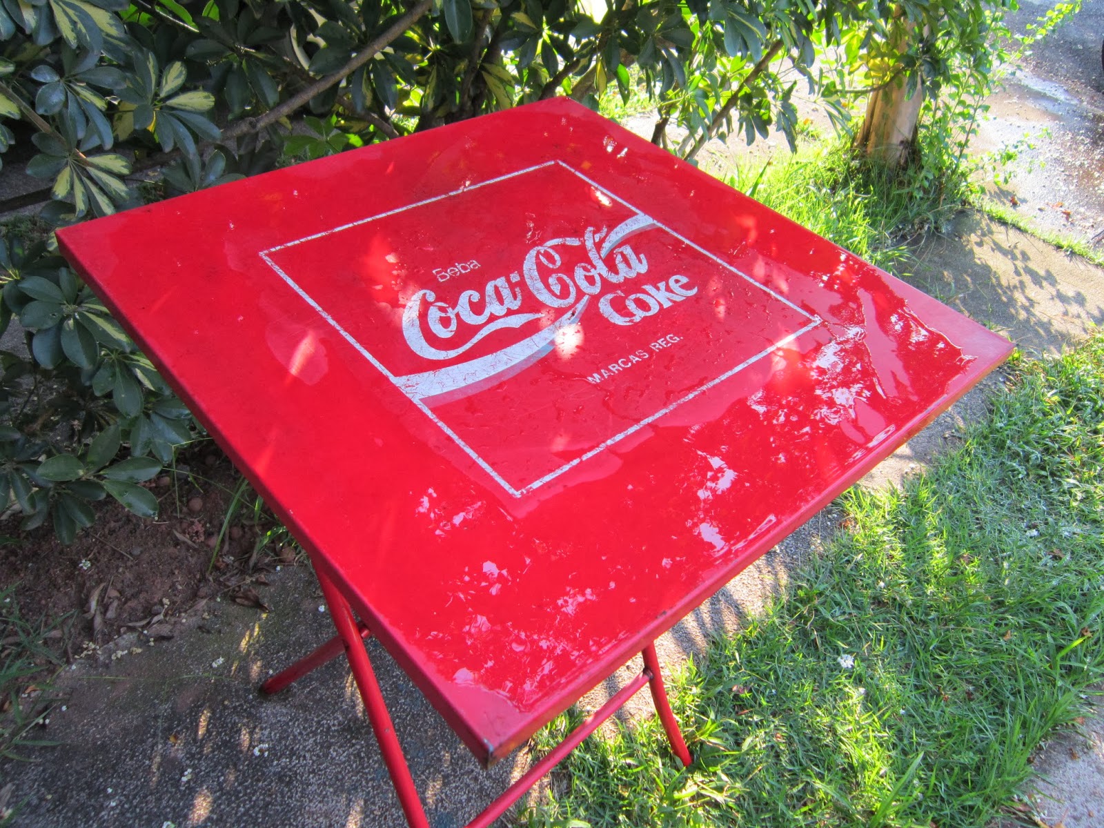 Vintage People: Mesa da Coca-Cola Ferro 1994 VENDIDA!